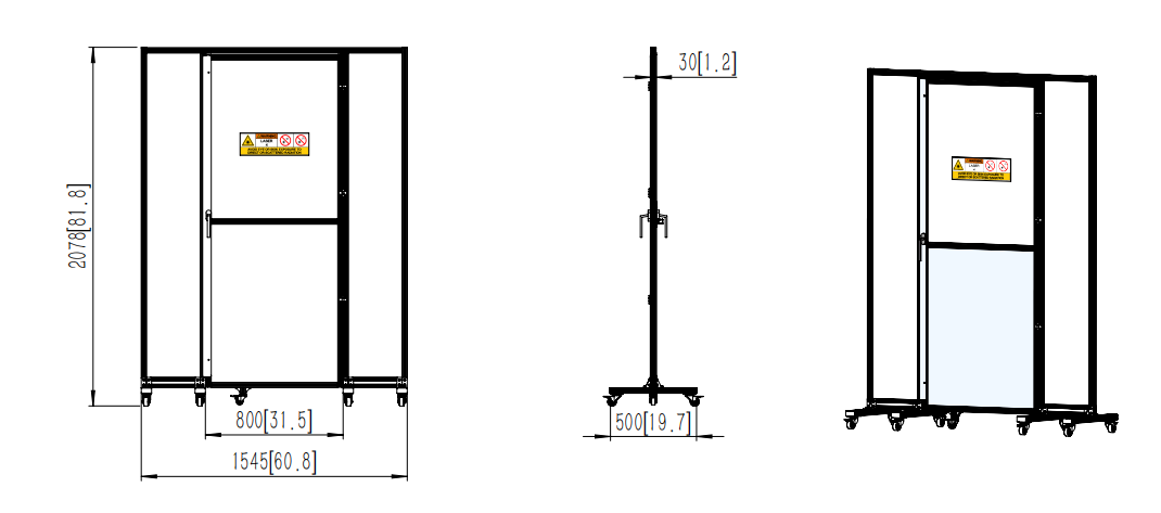 Laser Blocking Screens - Laser Welding Safety Screens - PhotonSafe ...
