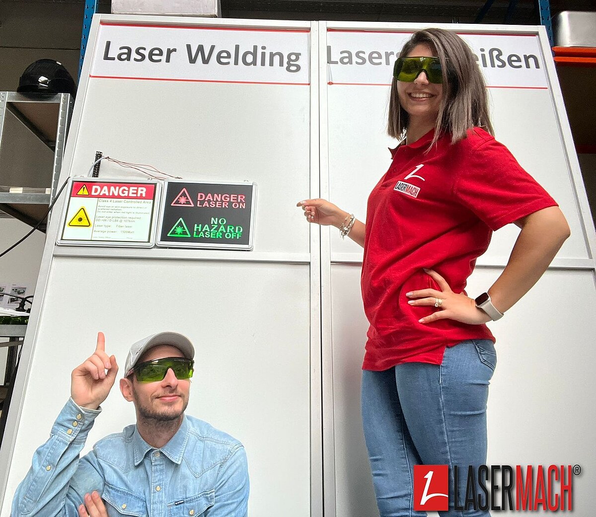 Laser Safety Warning lights and signboards - LED Laser Welding ...