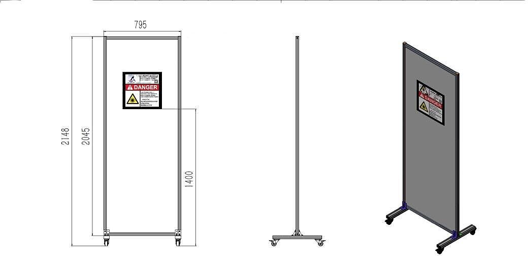 Laser Blocking Screens - Laser Welding Safety Screens - PhotonSafe ...